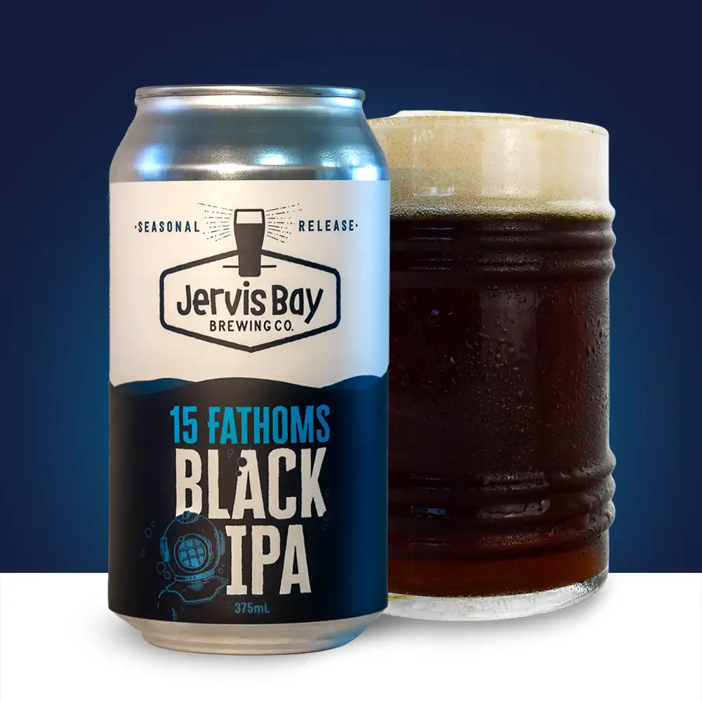 15 Fathoms Black IPA - Jervis Bay Brewing Co